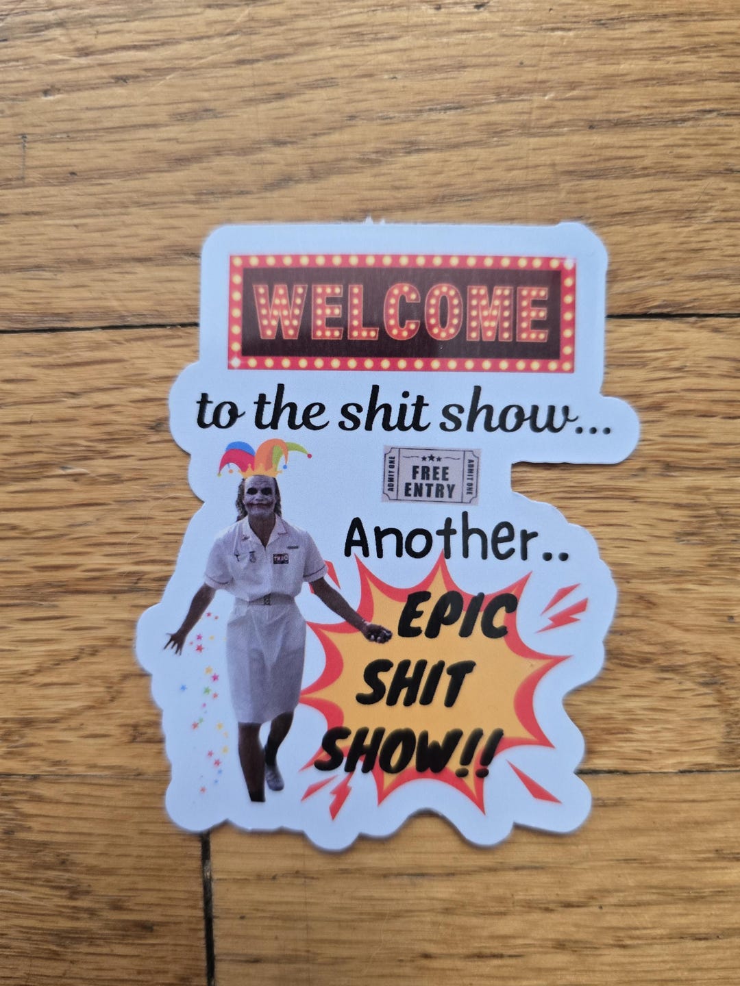 Welcome to Shit Show Sticker for Nurses, Nurses Week Gift Nurse Meme ...