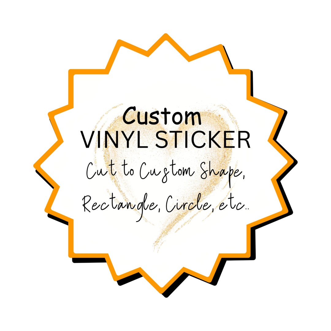 Custom Text Sticker, Custom Stickers, Customize Your Own Image Sticker ...