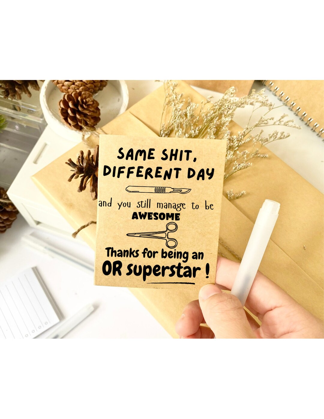 Operating Room Card for Surgical Tech, Surgical First Assist, OR Nurse ...