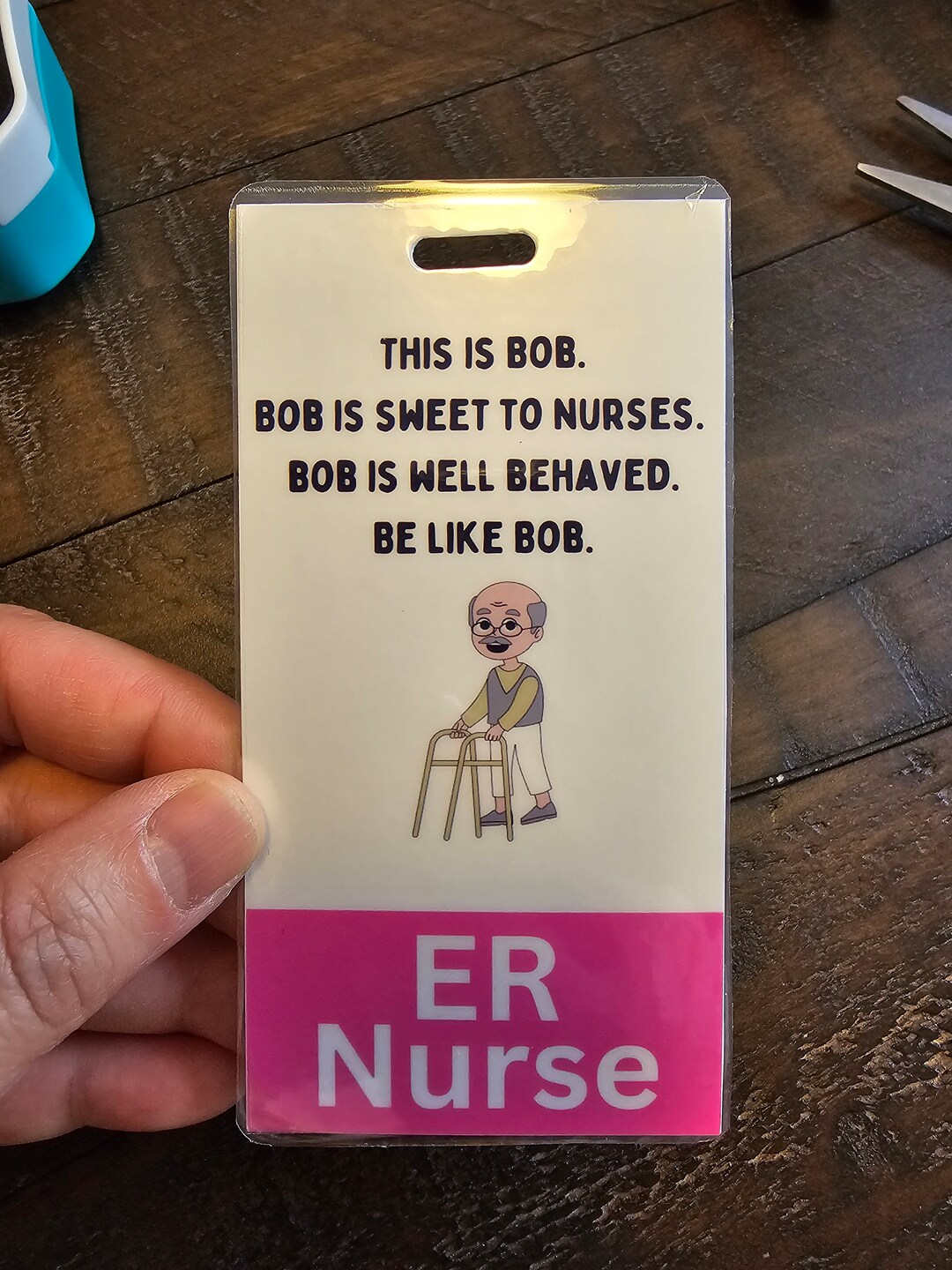 Badge Buddy for Nurse Cna Lpn Funny Meme Badge Buddy for Healthcare ...