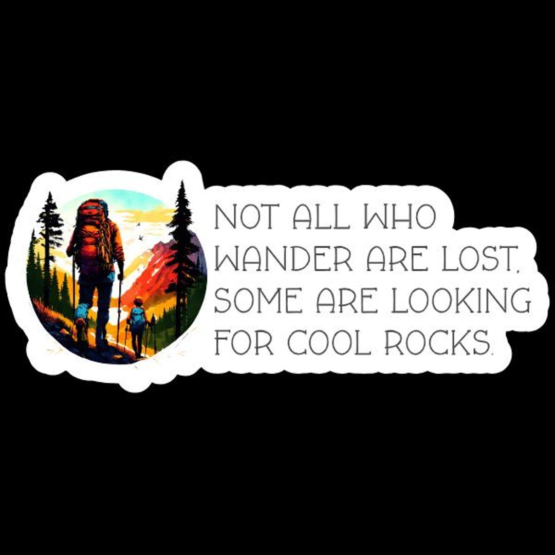Adventurer Sticker, Hiking Sticker, Outdoor Sticker, Waterproof Vinyl ...