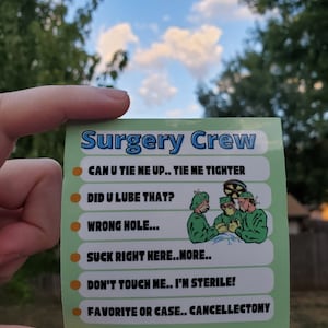 OR Nurse Sticker, Funny OR Meme, Surgery Nurse Sticker, Scrub Tech ...