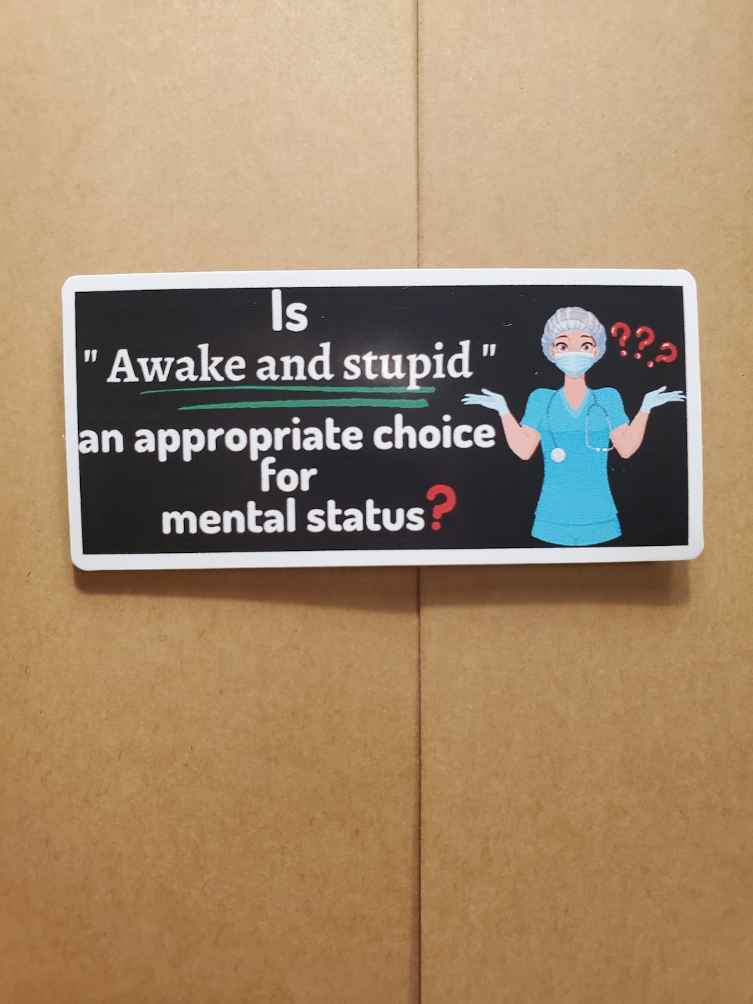Sarcastic Nurse Sticker, Nurses Week Gift, Nursing Student, Funny Nurse ...