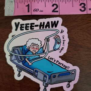 Grandma and Cooter Canoe Sticker, Purewick Sticker, Nurses Week Gift ...