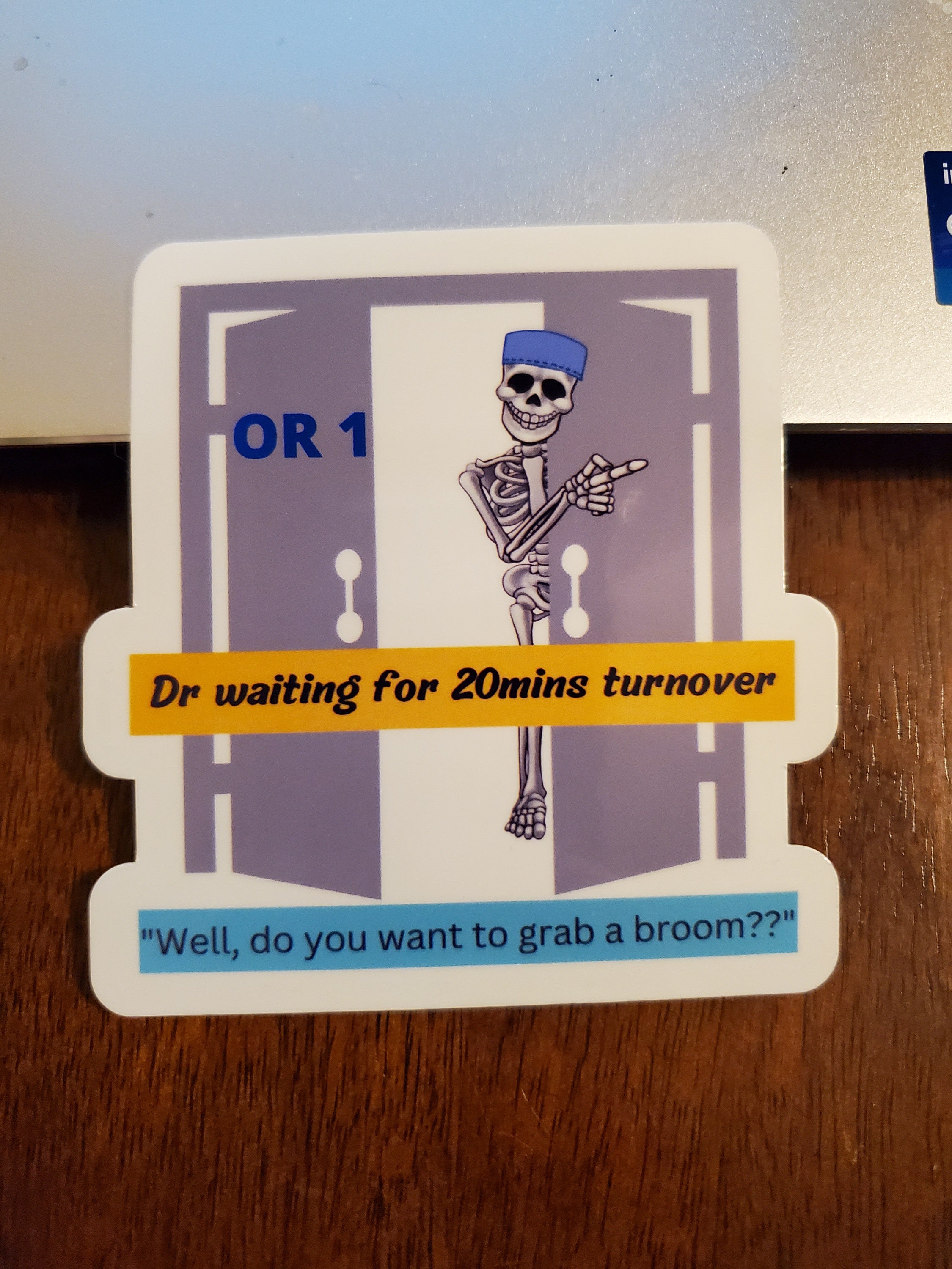 Funny Operating Room Sticker Funny Nurse Meme Sticker OR Nurse - Etsy