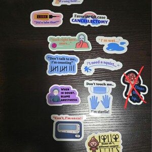 Funny OR Saying Stickers, Fun Cute Sticker for Operating Room Crews ...
