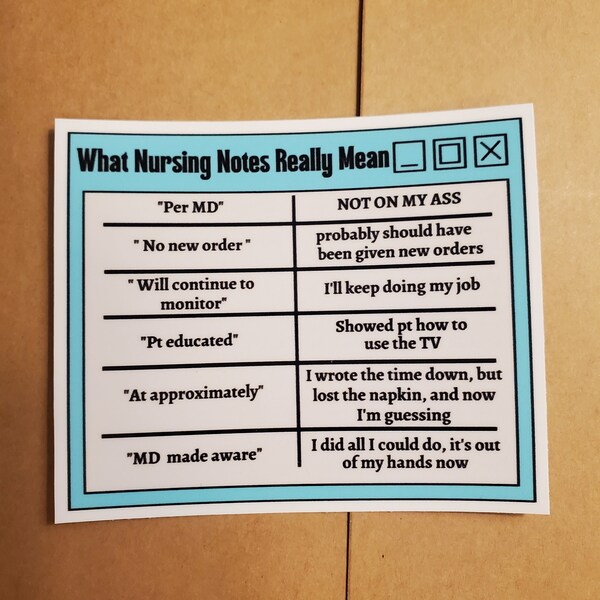 Nurse Stickers - Etsy