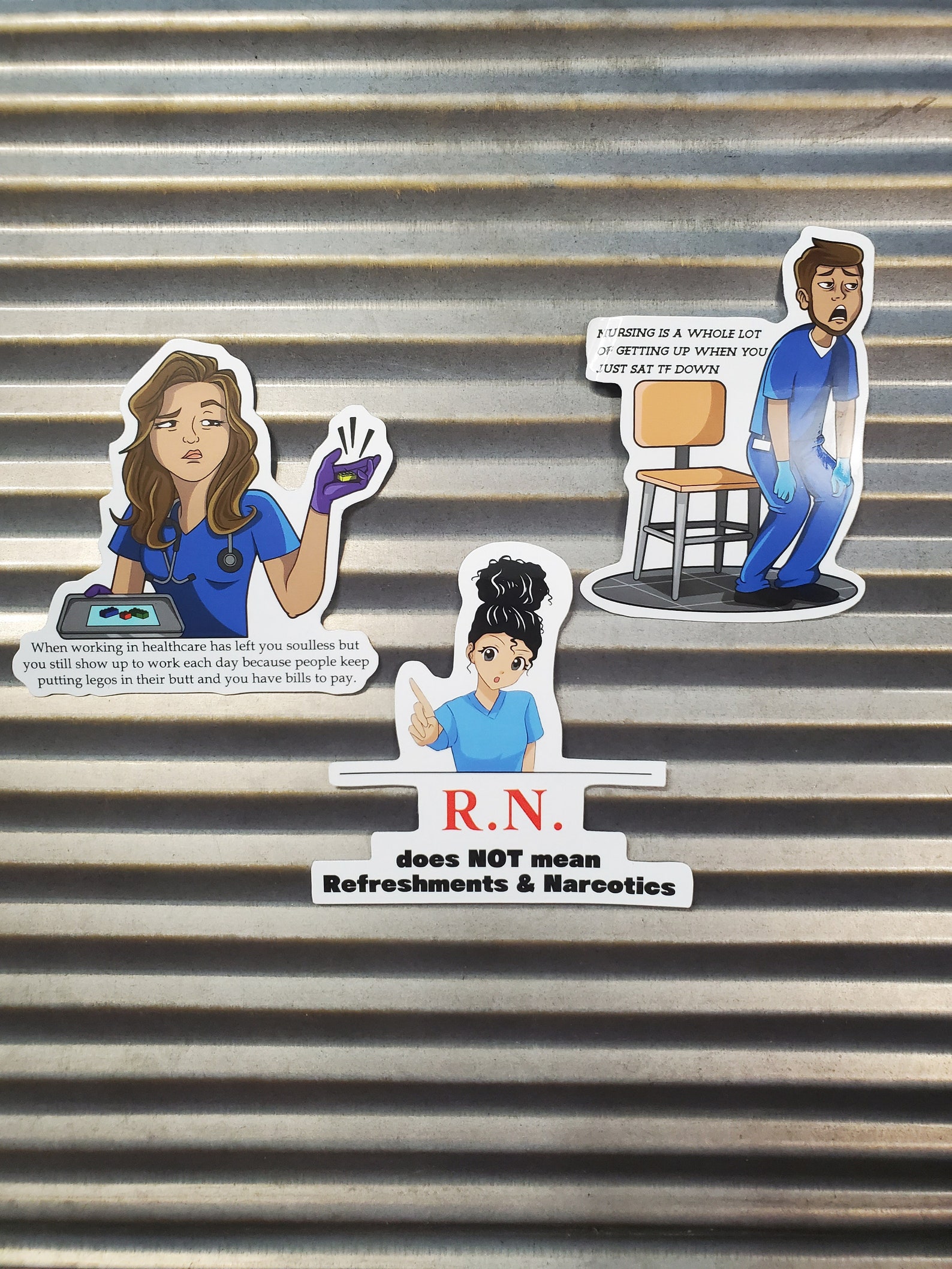 Nurse Stickers, 20 Pcs, Nurses Week, ER Nurse, ICU Nurse, Med Surg ...