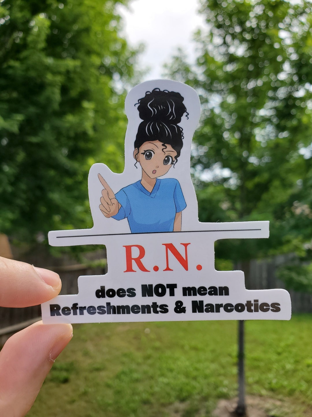 Nurses Week Gift, Nursing Student, ICU, ED, Nurse Meme Sticker, Med ...