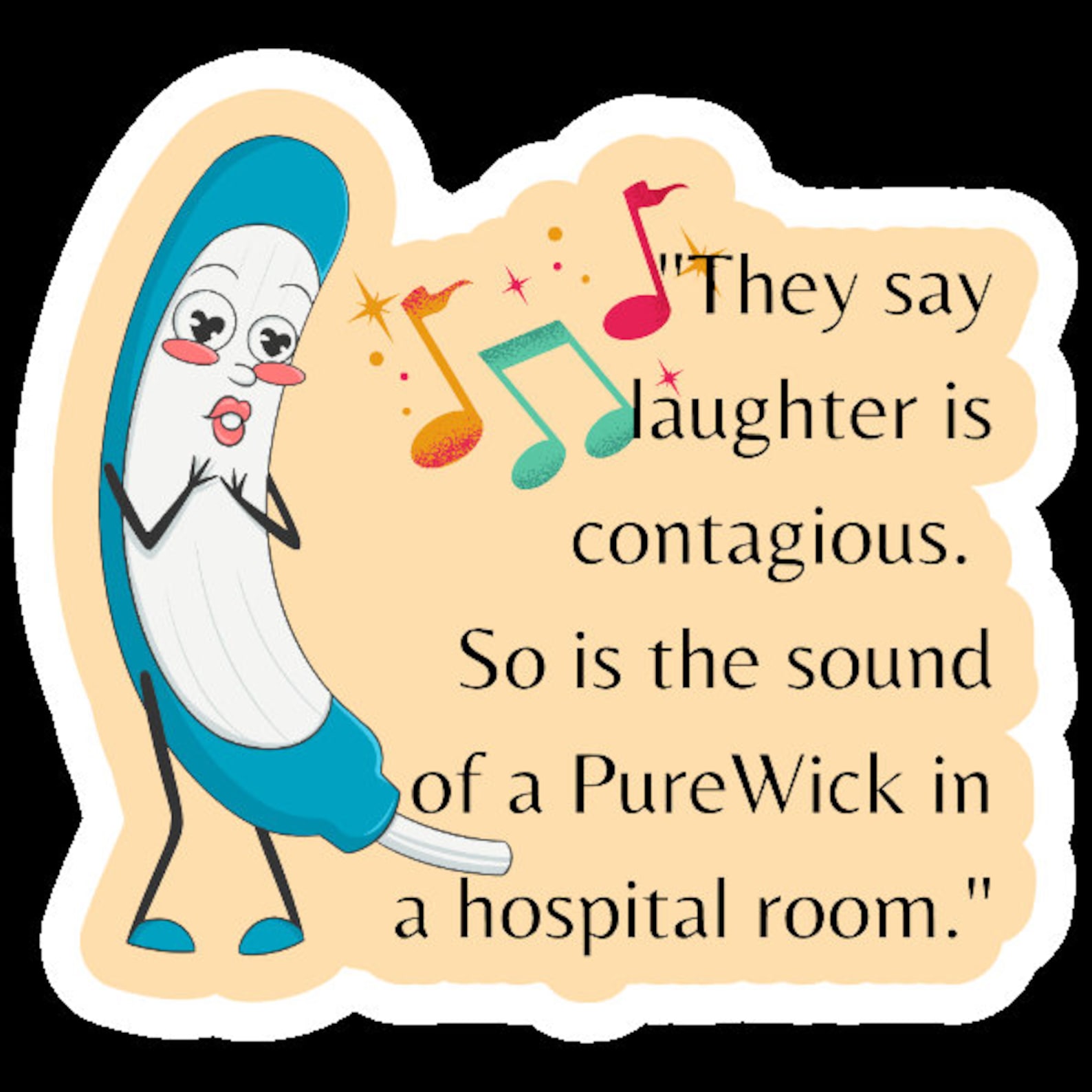 Purewick Meme Sticker, Cute and Funny Purewick Sticker, Cooter Canoe ...