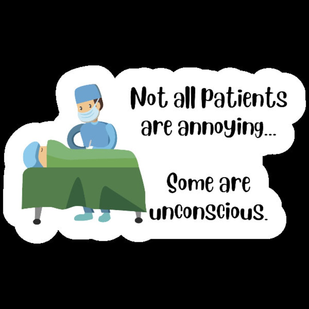 Funny Operating Room Sticker Funny Nurse Meme Sticker OR Nurse Sticker ...