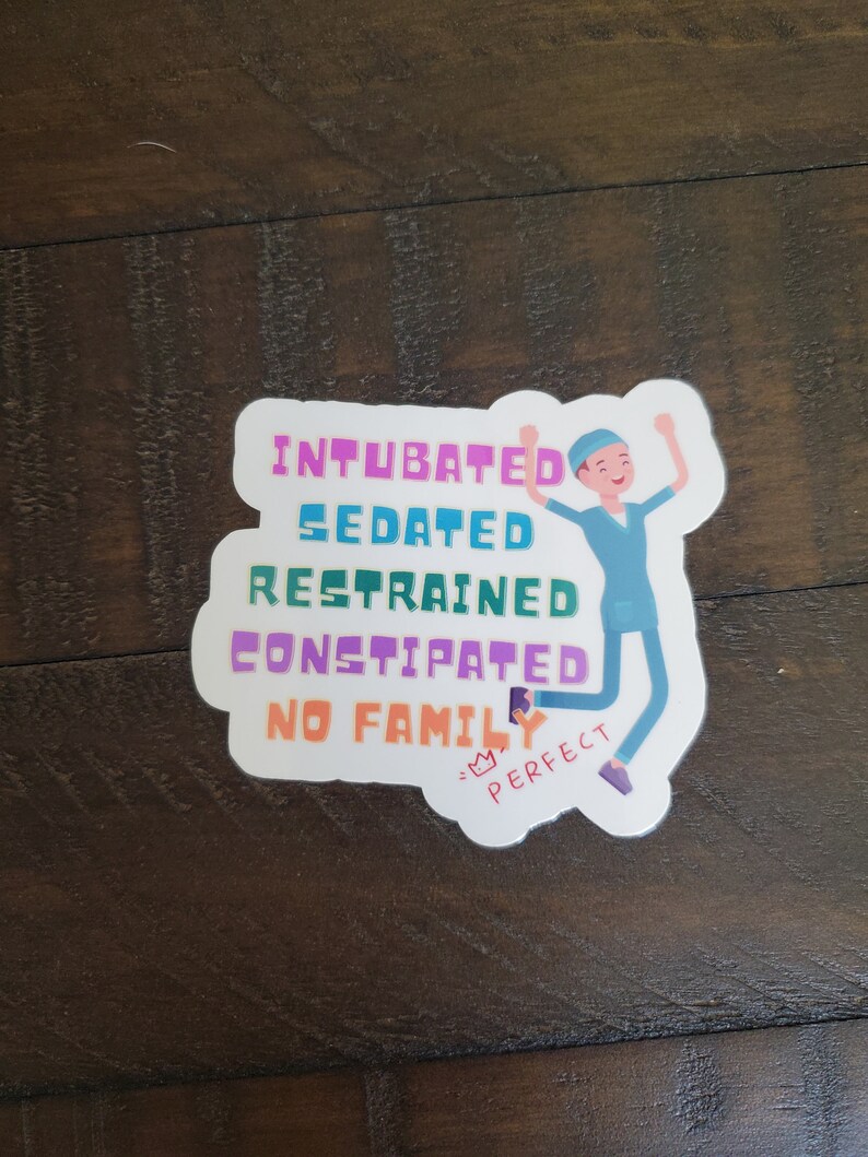 Sarcastic Nurse Meme Sticker, Nurse Gift, Funny Nurse Stickers, New ...