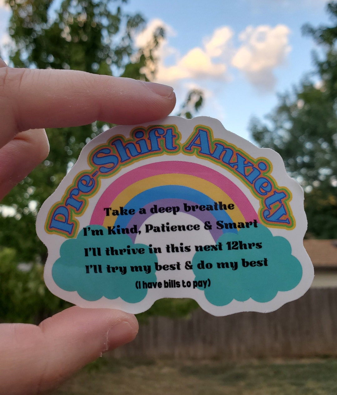 Pre-shift Anxiety,nursing Student, ICU, ED, Nurse Meme Sticker, Med ...
