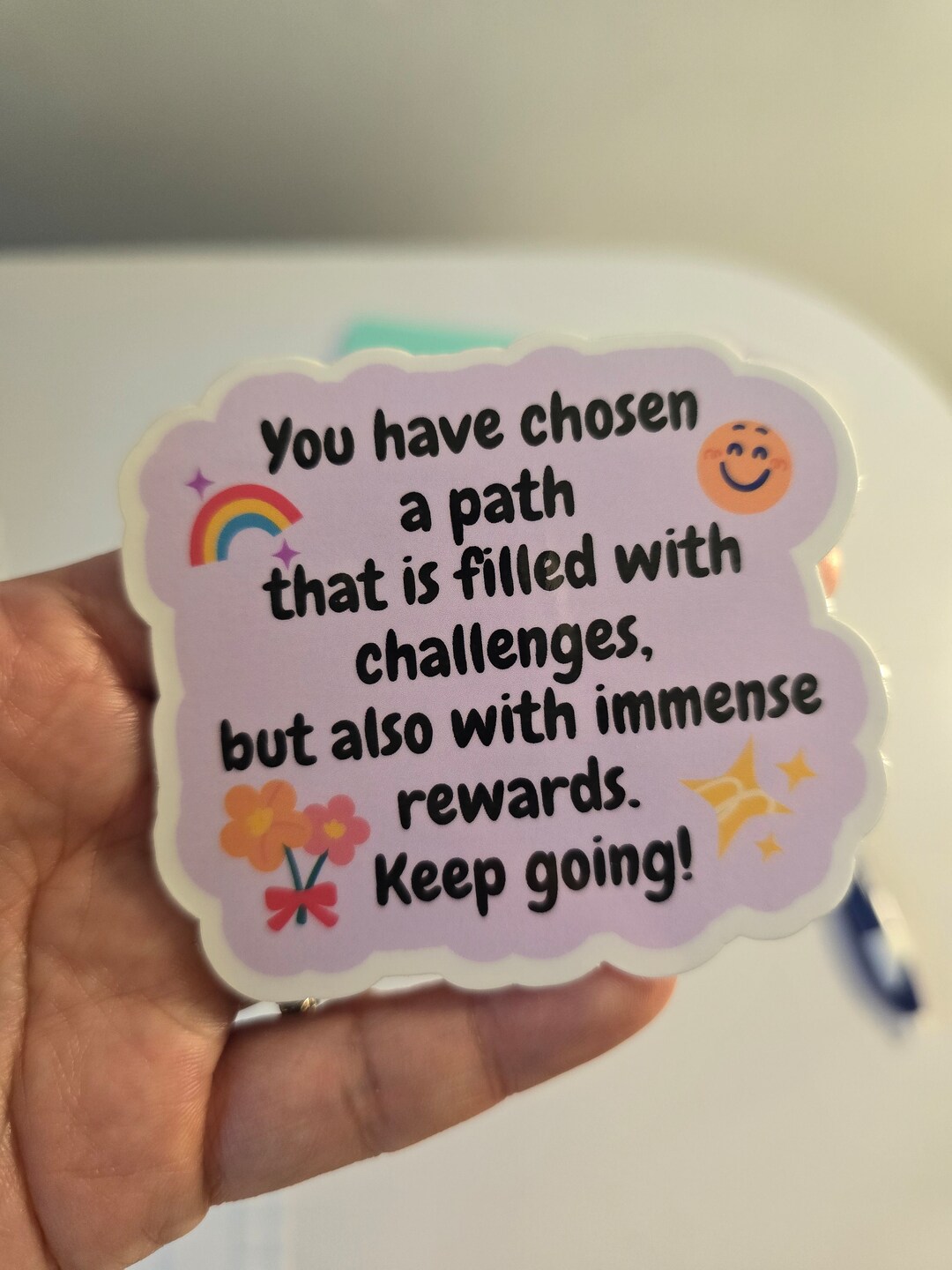 Nursing Student Sticker, Encouragement Quote, Positive Vibe Sticker ...