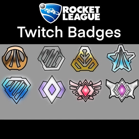 Twitch Badges/bit Badges for Your Stream /ranks | Etsy
