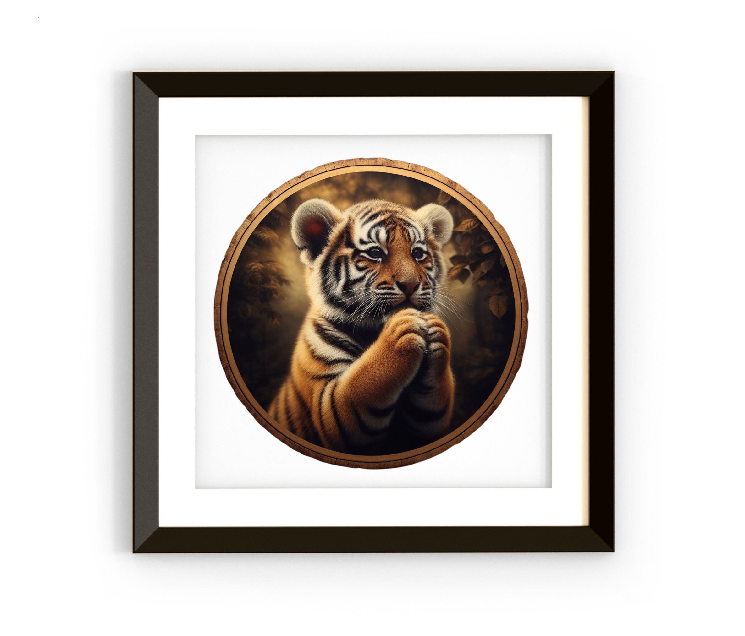 Baby Tiger Print Safari Animal Prints PRINTABLE Nursery Art - Etsy