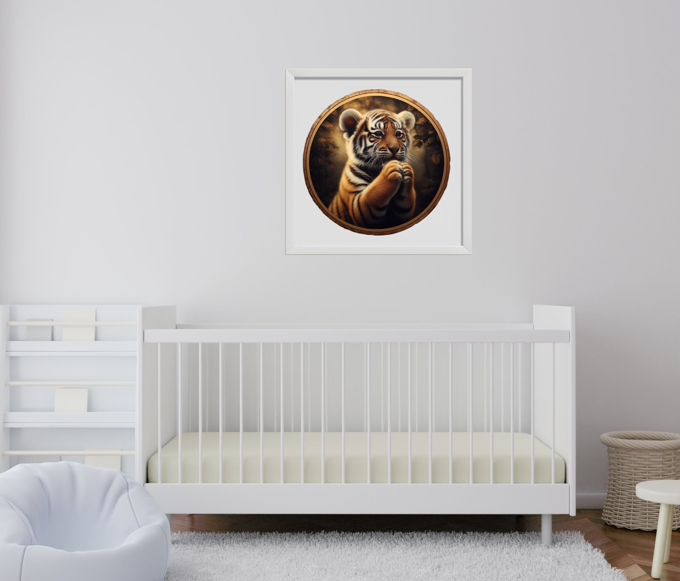 Baby Tiger Print Safari Animal Prints PRINTABLE Nursery Art - Etsy