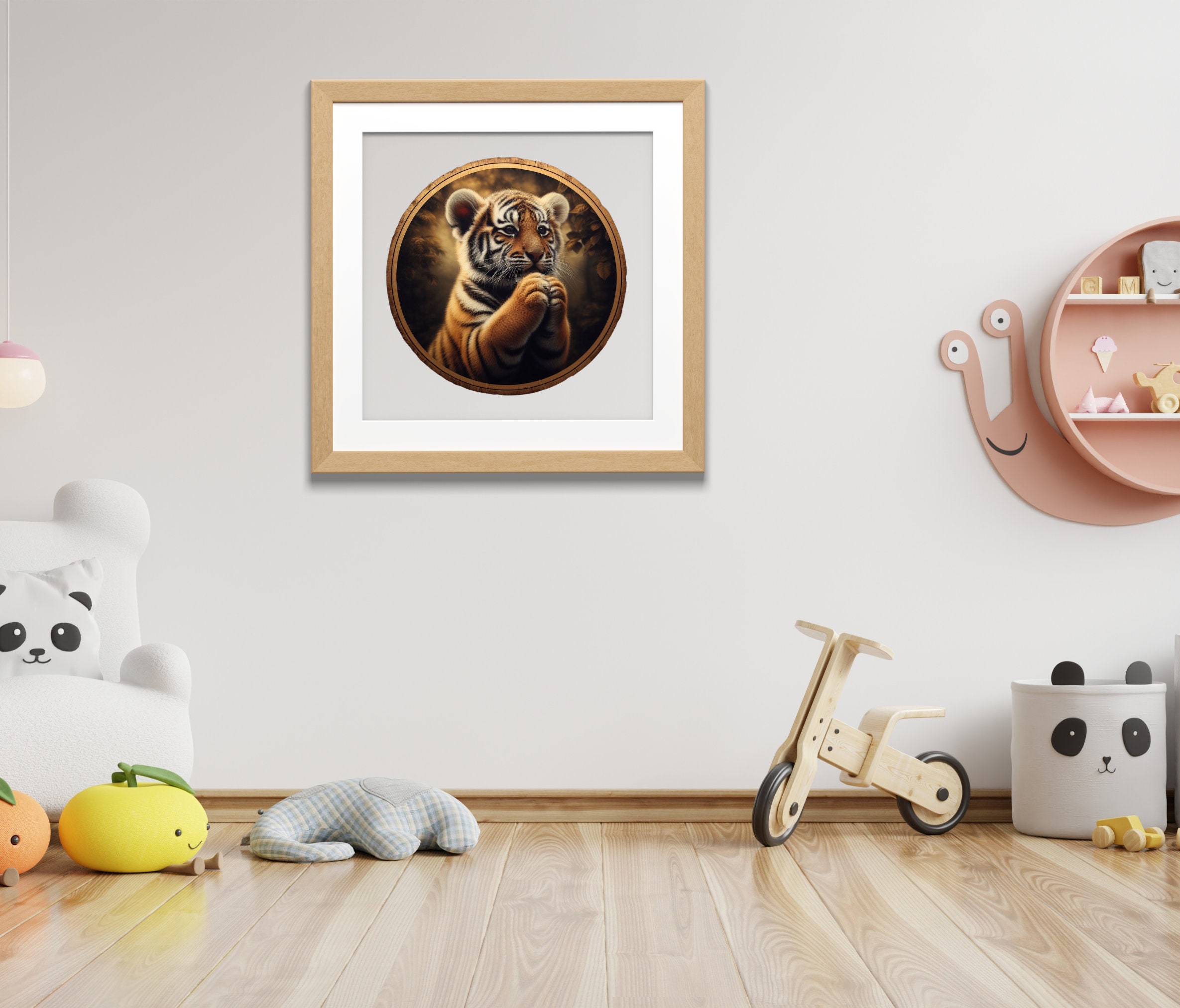 Baby Tiger Print Safari Animal Prints PRINTABLE Nursery Art - Etsy