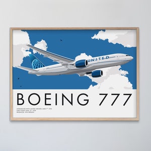 Boeing 777 United Airlines Livery Plane Art, Aviation Art, Aviation ...