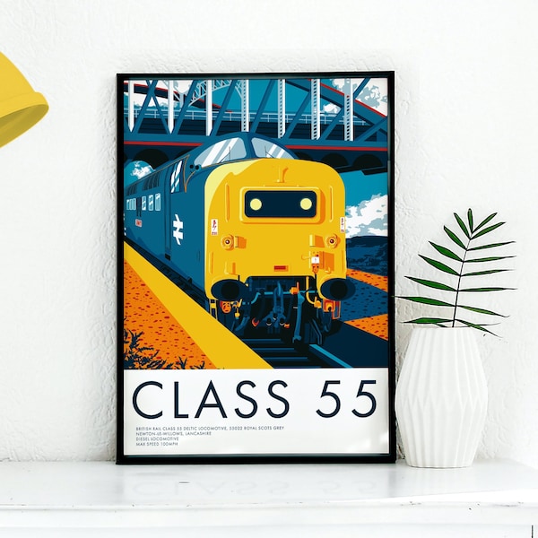 Train Poster - Etsy