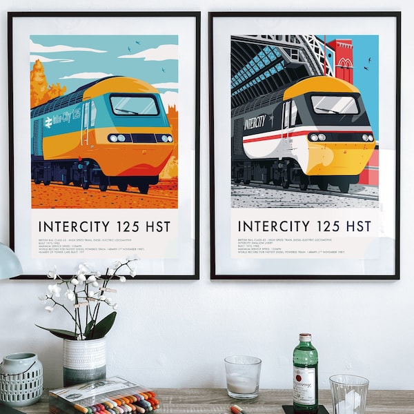 Train Poster - Etsy
