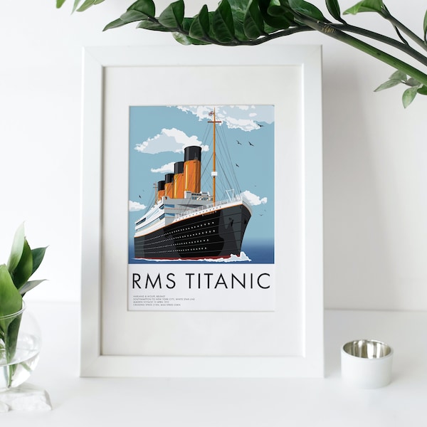 Titanic Poster - Etsy UK