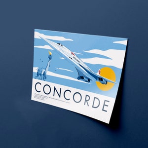 Concorde Aircraft Print - World's First Supersonic Passenger-carrying ...