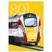 Class 801 LNER Azuma Locomotive Train Print, Train Wall Art, Boy Room ...