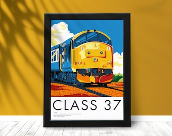 Locomotive Print - Etsy