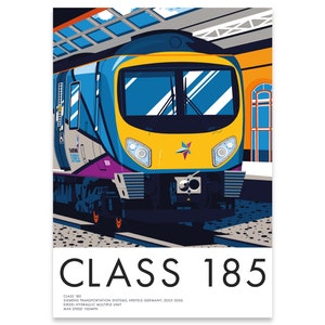 4 Print Bundle Transpennine Express Train Print, Train Wall Art, Boy ...