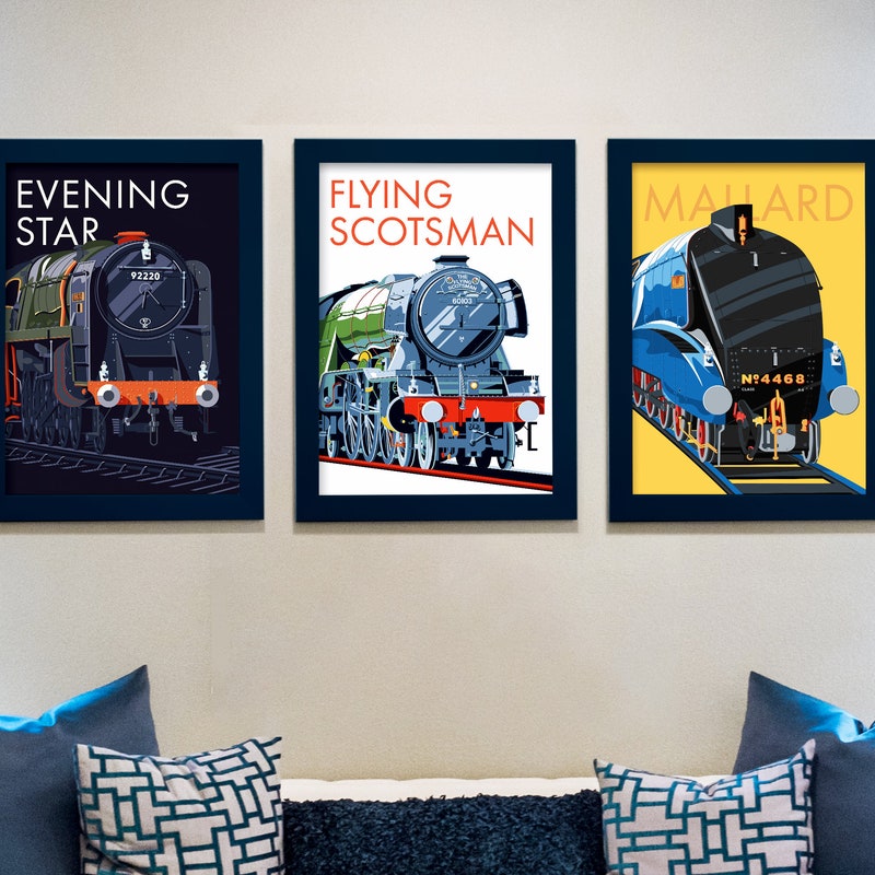 Train Wall Decor - Etsy