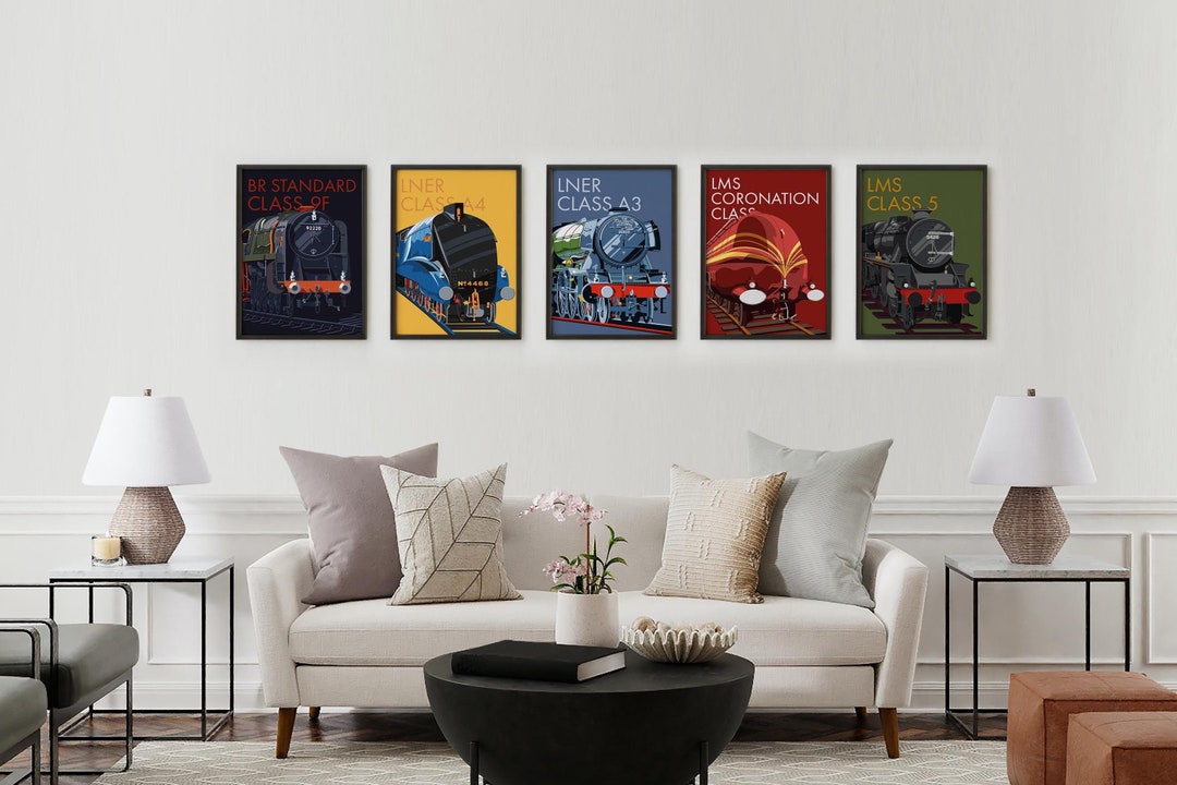 Train Fans Collector Poster Pack No.2 - BR Standard Class 9F, LNER ...