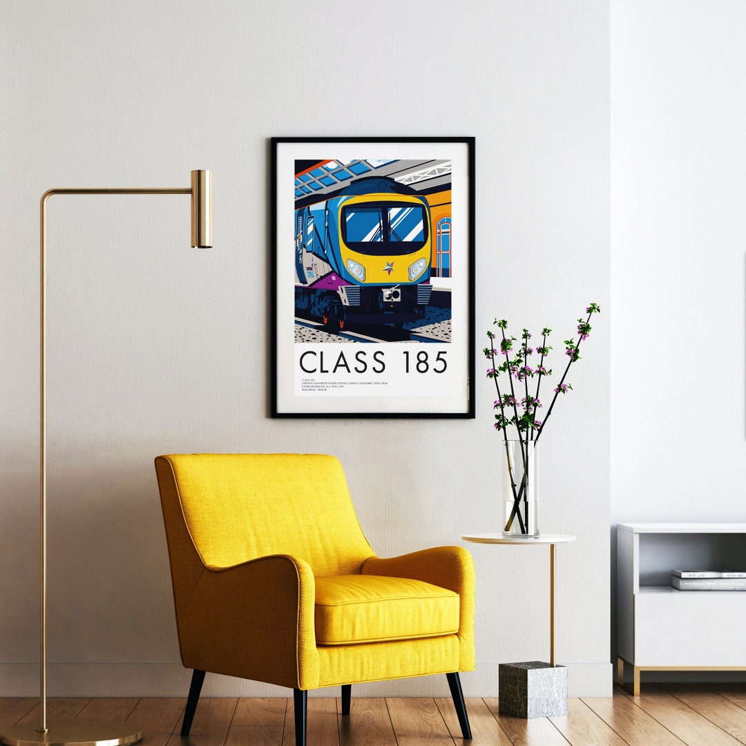 Class 185 Desiro Transpennine Express Train Print Train Wall - Etsy UK