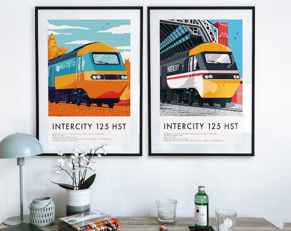 Speeding Train Poster