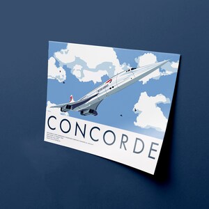 Concorde Aircraft Print - World's First Supersonic Passenger-carrying ...