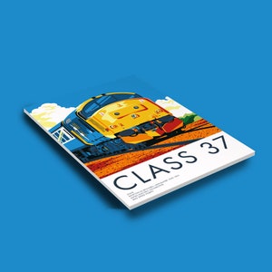BR Class 37 Diesel-electric Locomotive Train Poster Print - Etsy UK