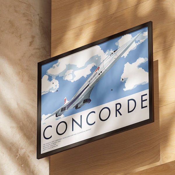 Concorde Poster - Etsy