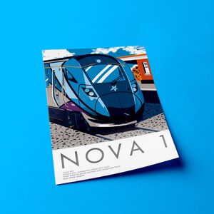 Class 802 NOVA 1 Transpennine Express BMU Train Print, Train Wall Art ...