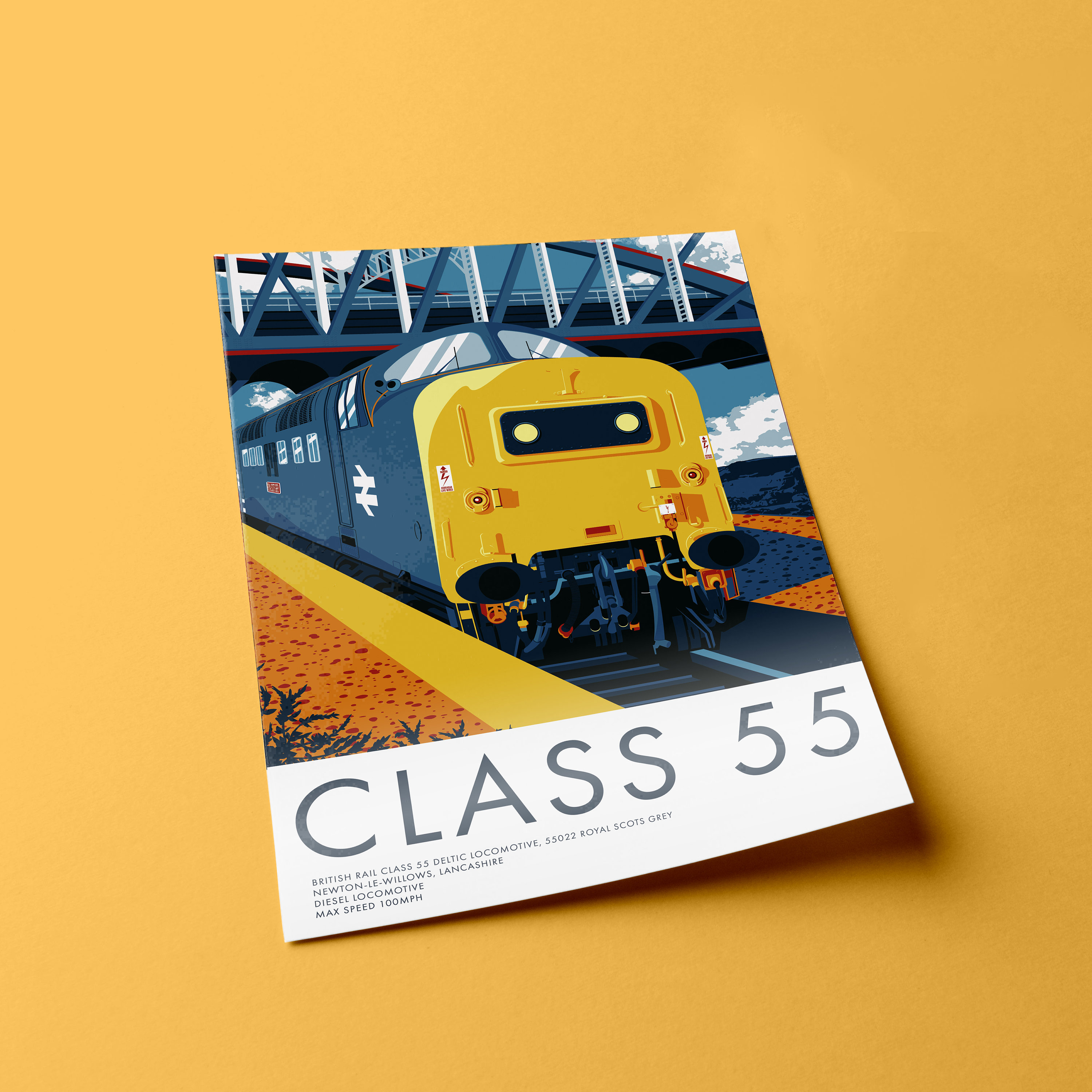 Locomotive 3 Print Bundle: Class 37 Class 55 & Intercity 125 - Etsy UK