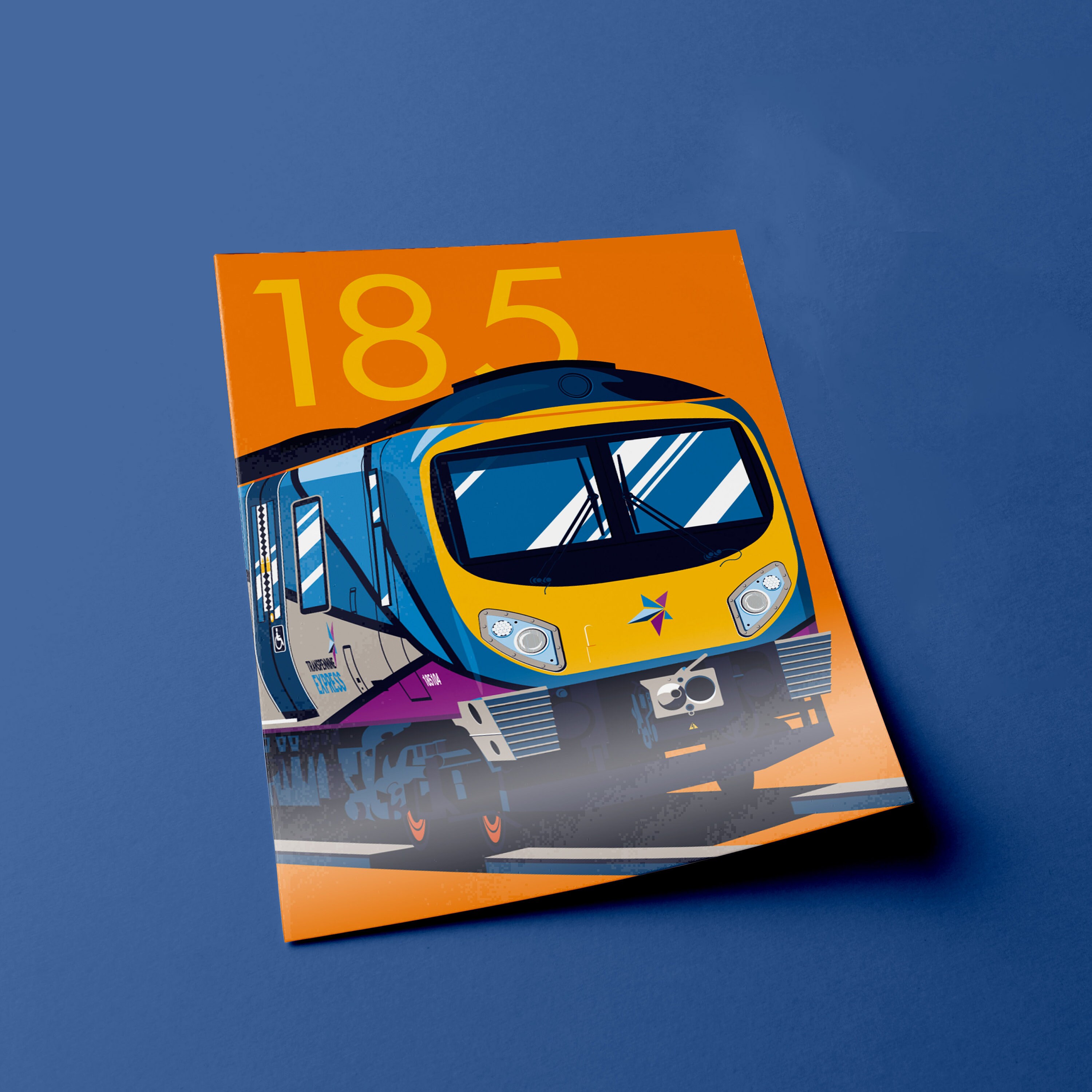 Class 185 Desiro Transpennine Express Train Print Train Wall - Etsy