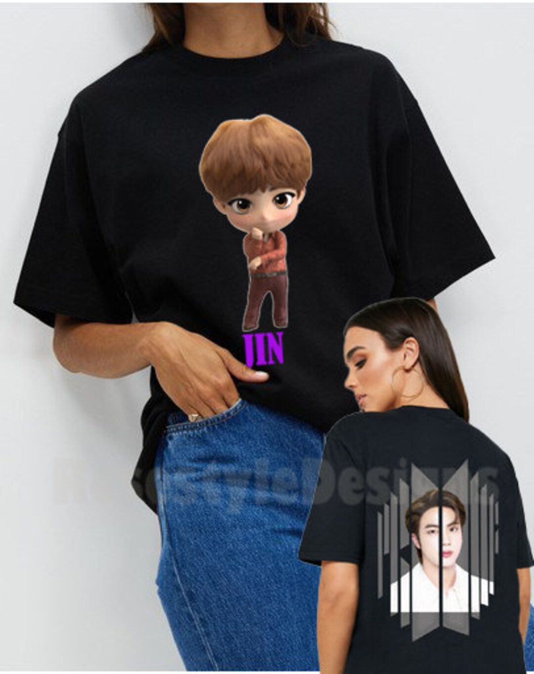 BTS Jin Shirt - Jin Merch - Jin Bts T Shirt - Seok-jin Shirt - Unisex ...