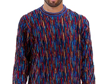 Kanga Bright Sweater Jumper Merino Wool 3D Geccu Knitwear - Etsy