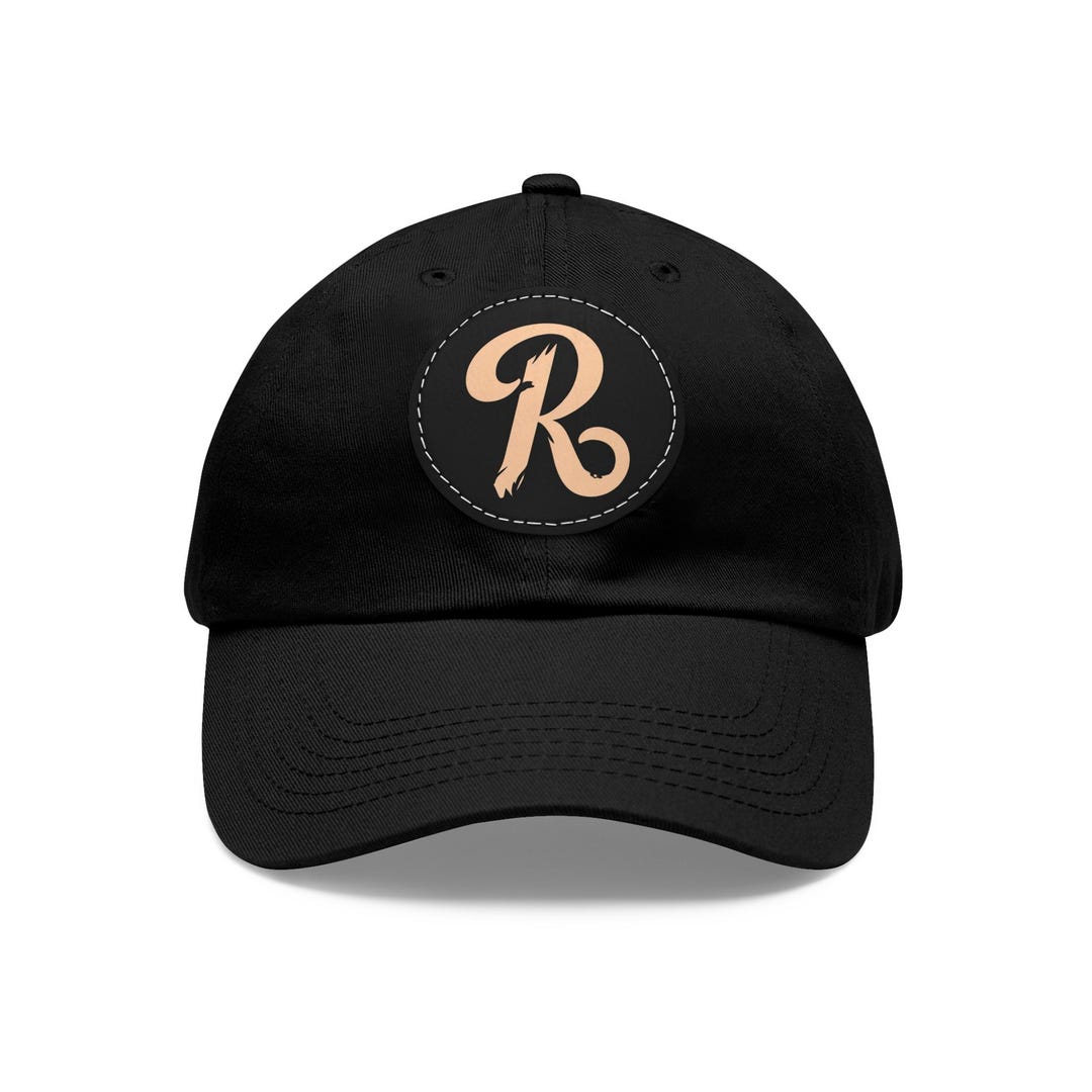 Embroidered Elegance: Initial R Hat - Etsy