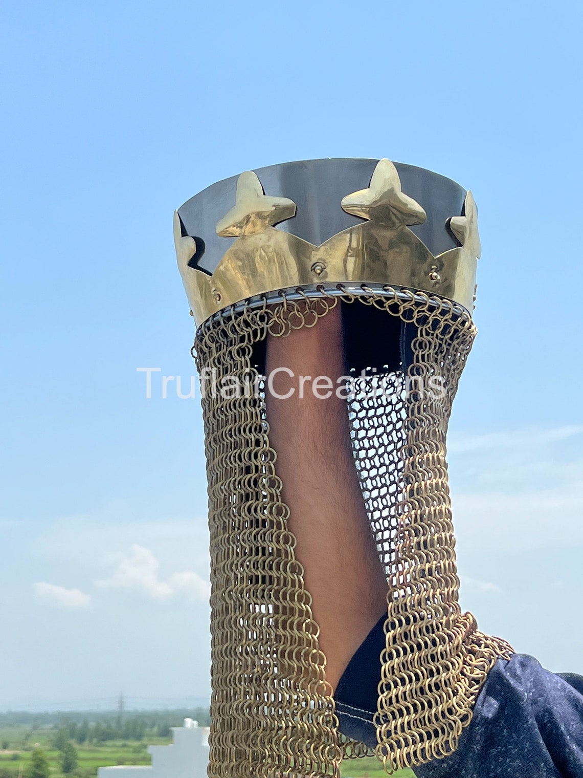 Monty Python King Arthur Royal Helmet With Chain Mail Armor - Etsy Canada