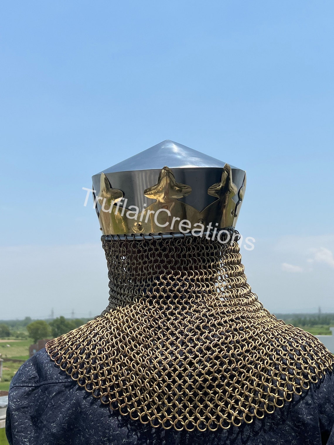 Monty Python King Arthur Royal Helmet With Chain Mail Armor - Etsy Canada