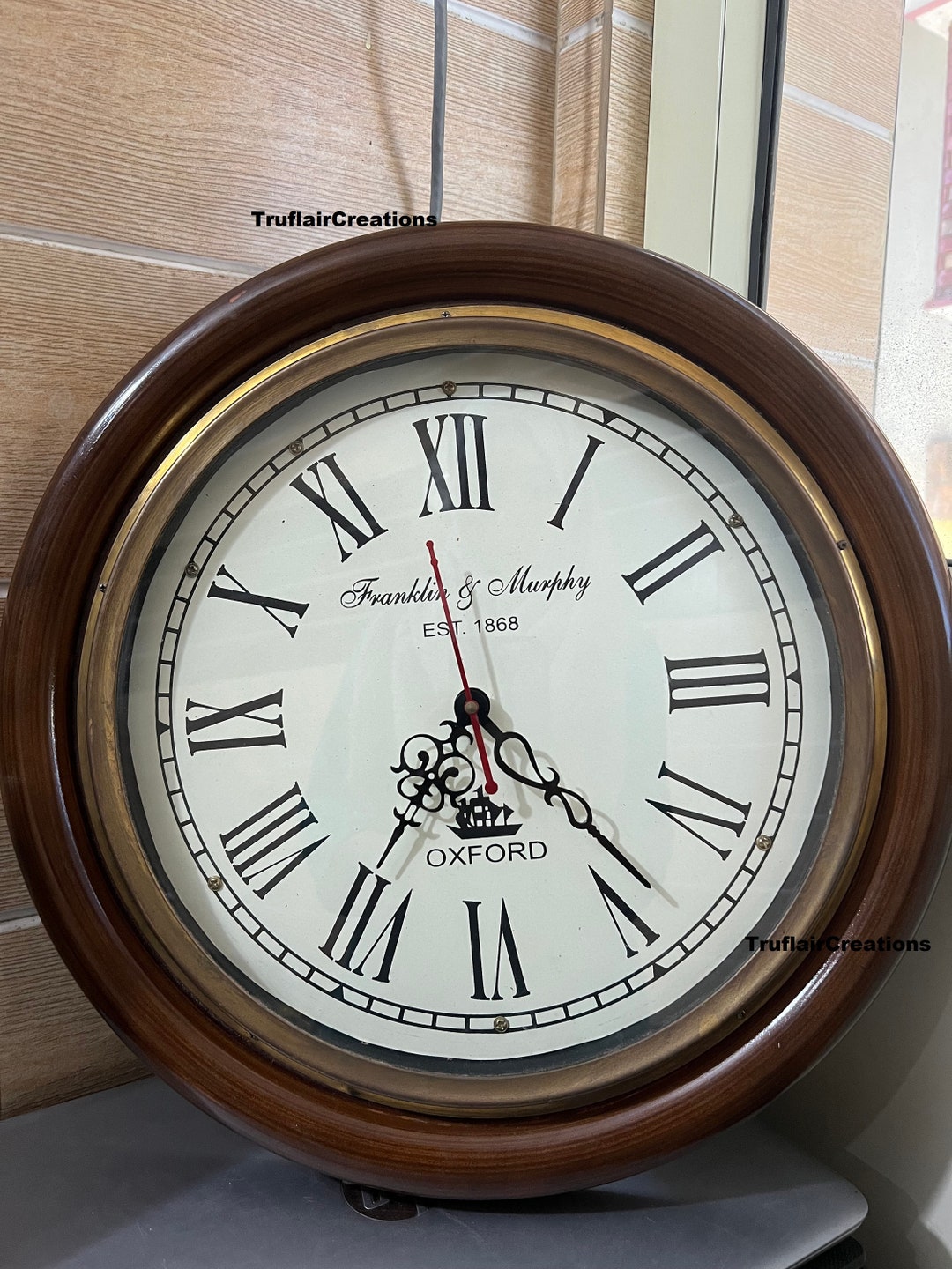 16 Large Wooden Antique Clock Vintage Look Beautiful - Etsy
