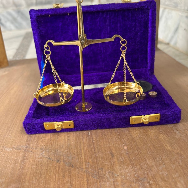 Antique Brass Scale Weights - Etsy