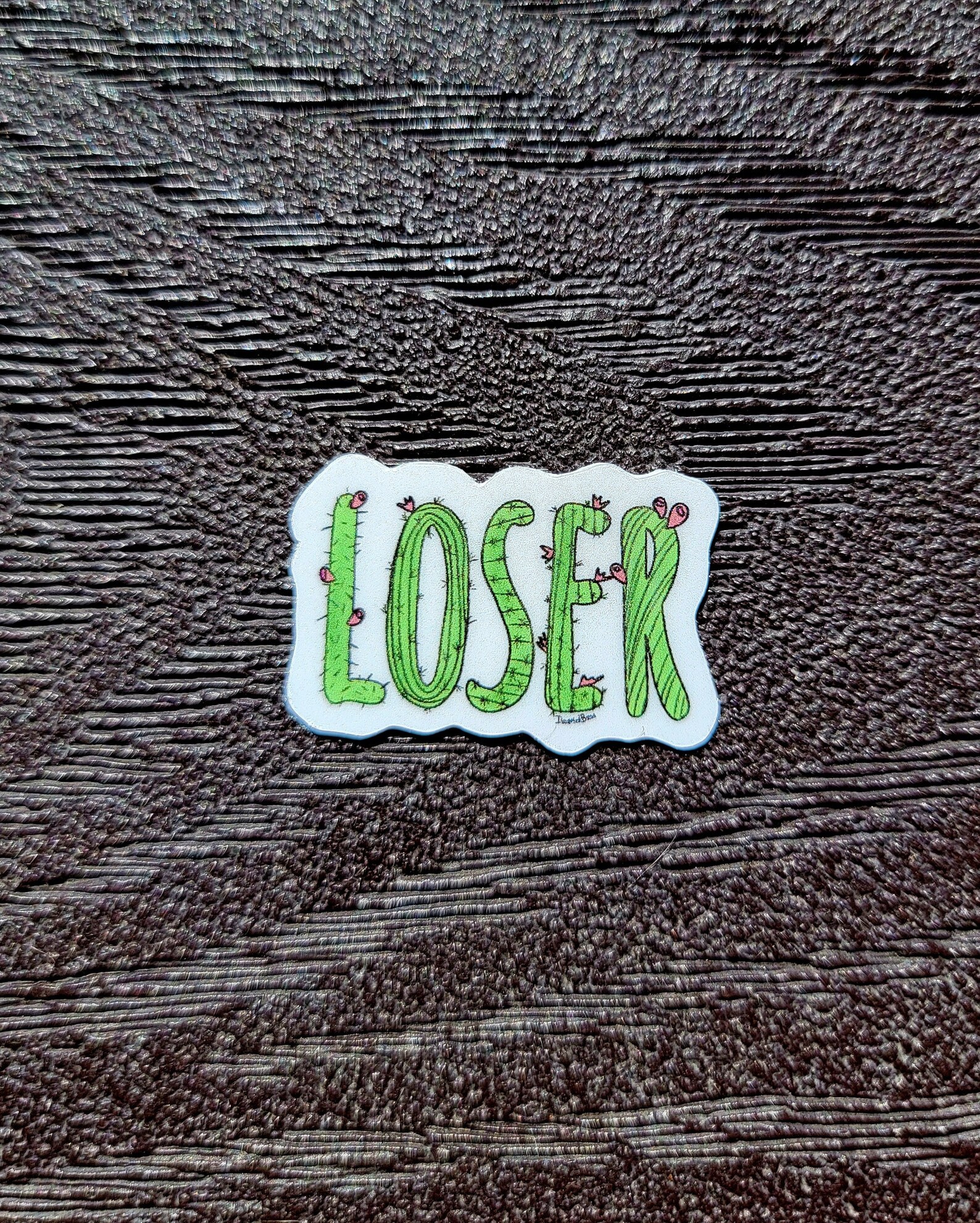 Loser Cactus Sticker, Cacti Letters, Desert Stickers, Permanent ...