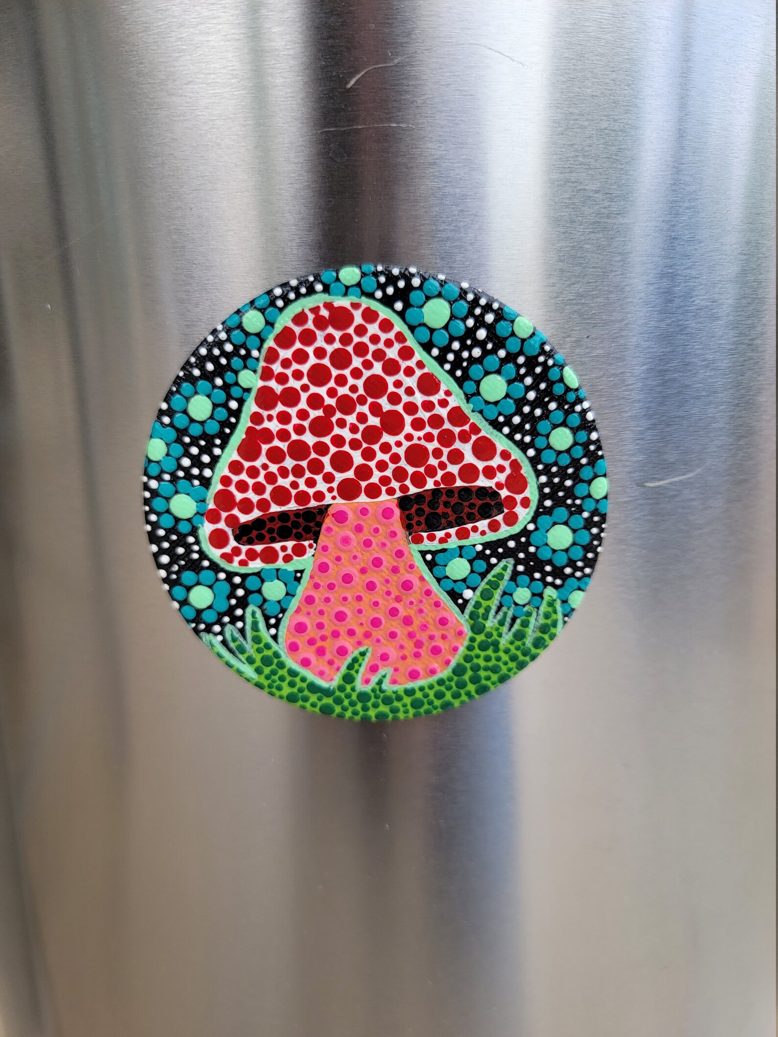 Mushroom Magnet, Shroom, Magnets, Fridge, Handmade, Unique, Cute, Gift ...