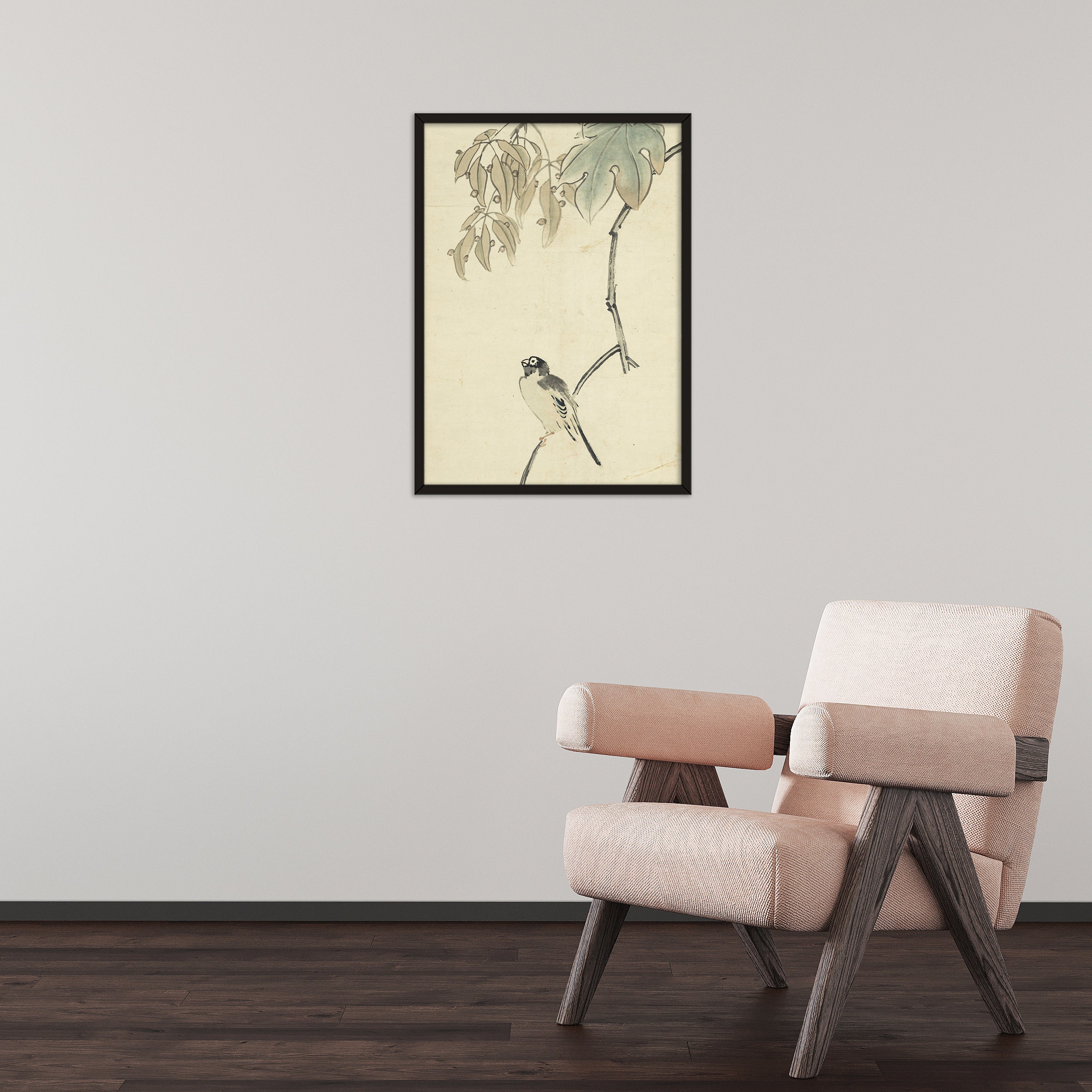 Autumn Old Sycamore Chinese Ancient Art Vintage Printable Download ...